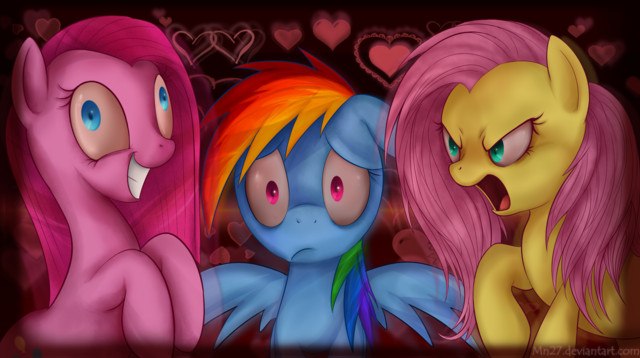 Pinkamena And Rainbow Dash